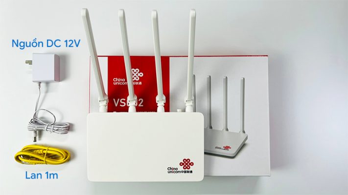 China Unicom VS002 Router kích sóng WiFi tốc độ 1167Mbps, Wan Gigabit